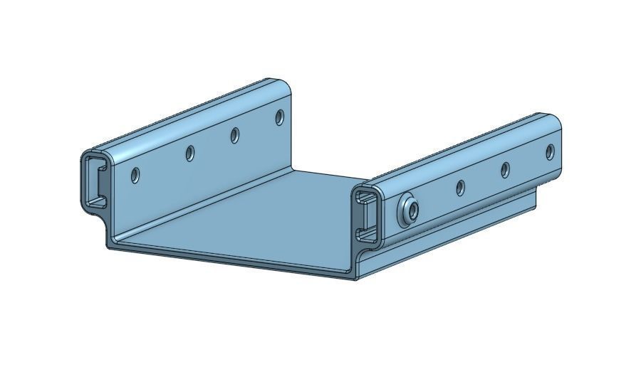 scx24 rear battery tray with shock mount 3D model 3D printable | CGTrader