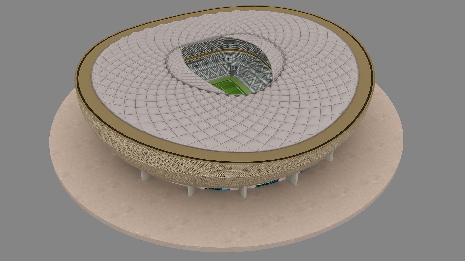 Lusail Iconic Stadium - Fifa World Cup 2022 Qatar 3D Model 3D model ...