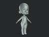 Chibi Base Character - Tutorial Included 3D model | CGTrader