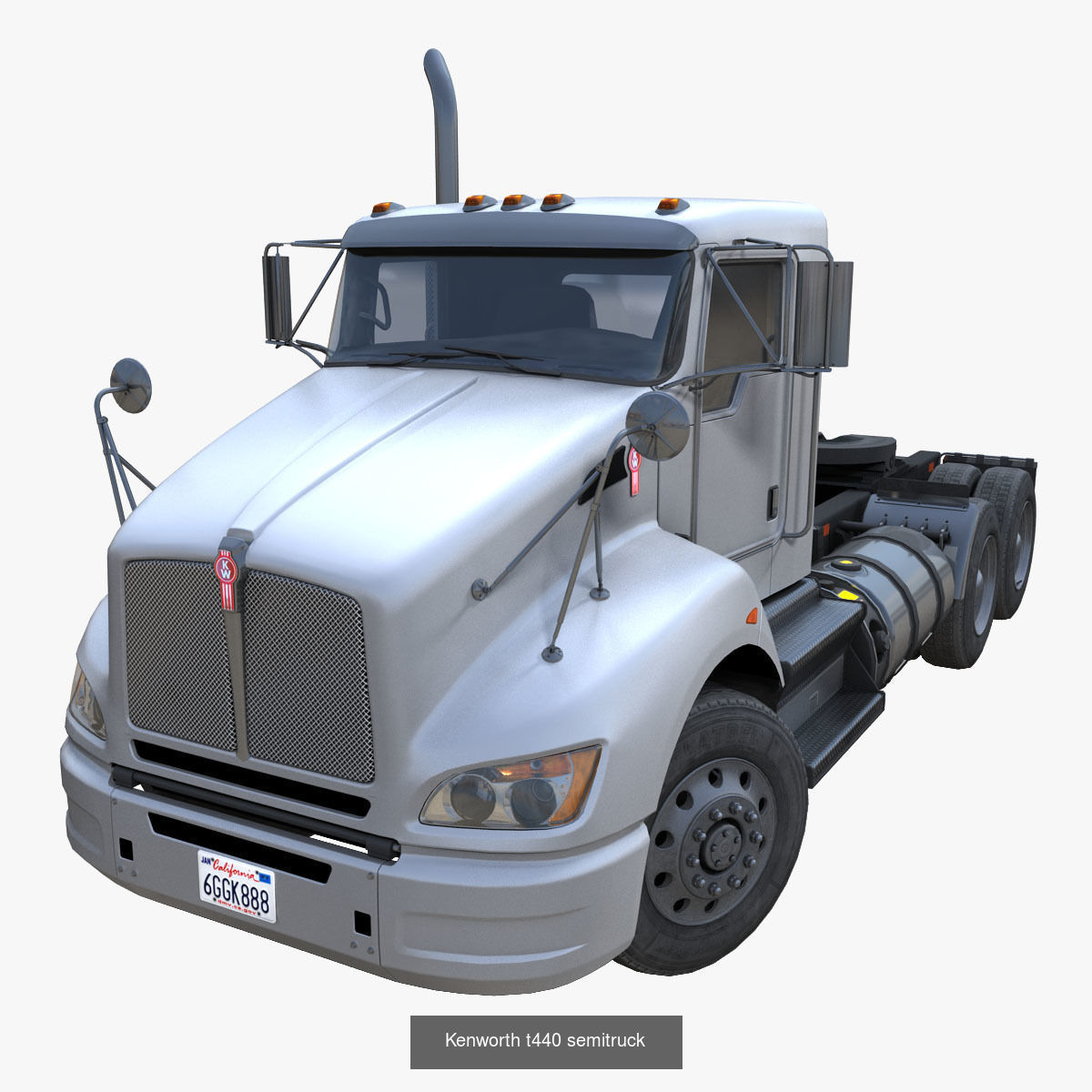 3D Model Collection Kenworth semitruck VR / AR / low-poly | CGTrader