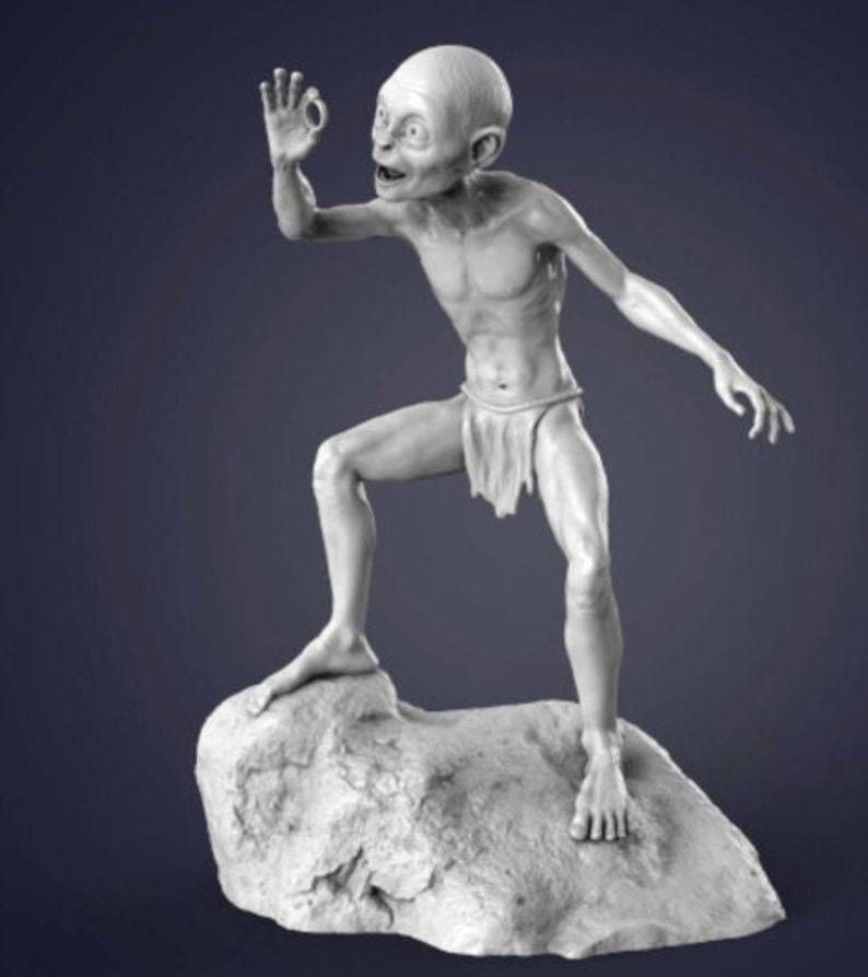 GOLLUM SMEAGOL THE LORD OF THE RINGS STL FOR 3D PRINT 3D model 3D ...