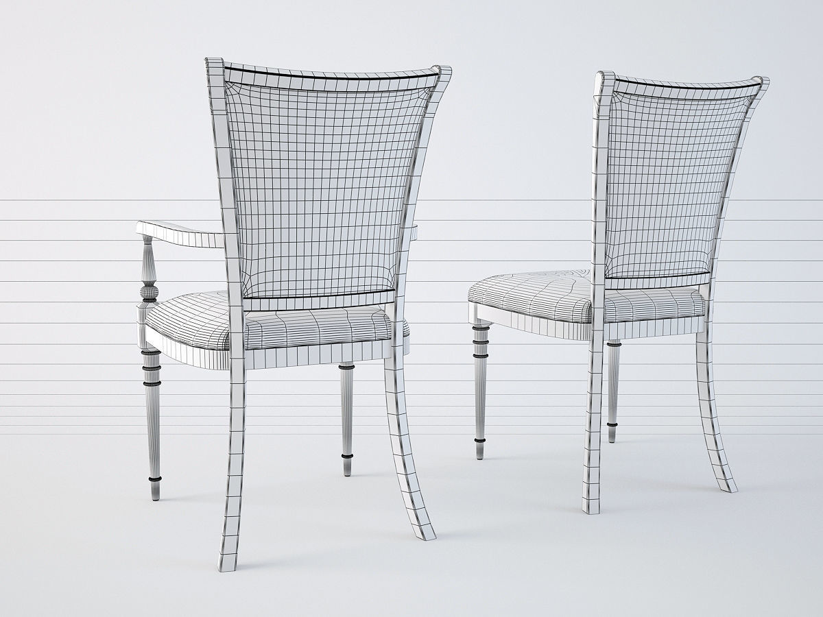 Sevensedie Goethe chairs 3D model | CGTrader