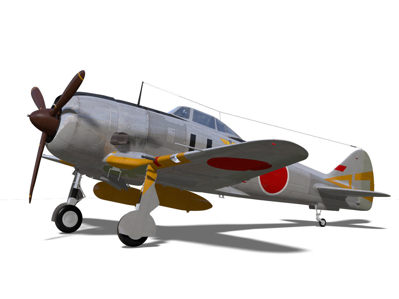 Nakajima Ki44 Tojo type II Hei 3D model | CGTrader
