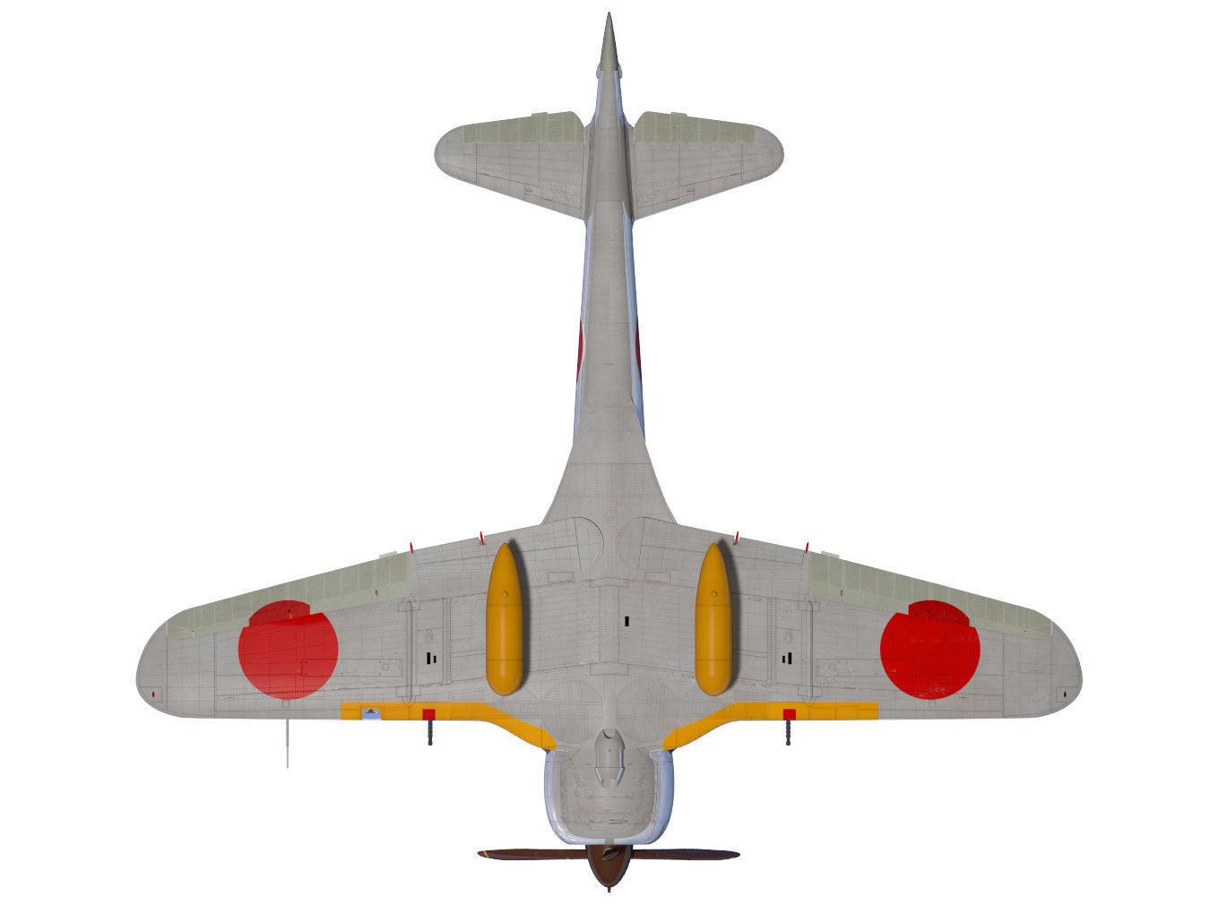 Nakajima Ki44 Tojo type II Hei 3D model | CGTrader