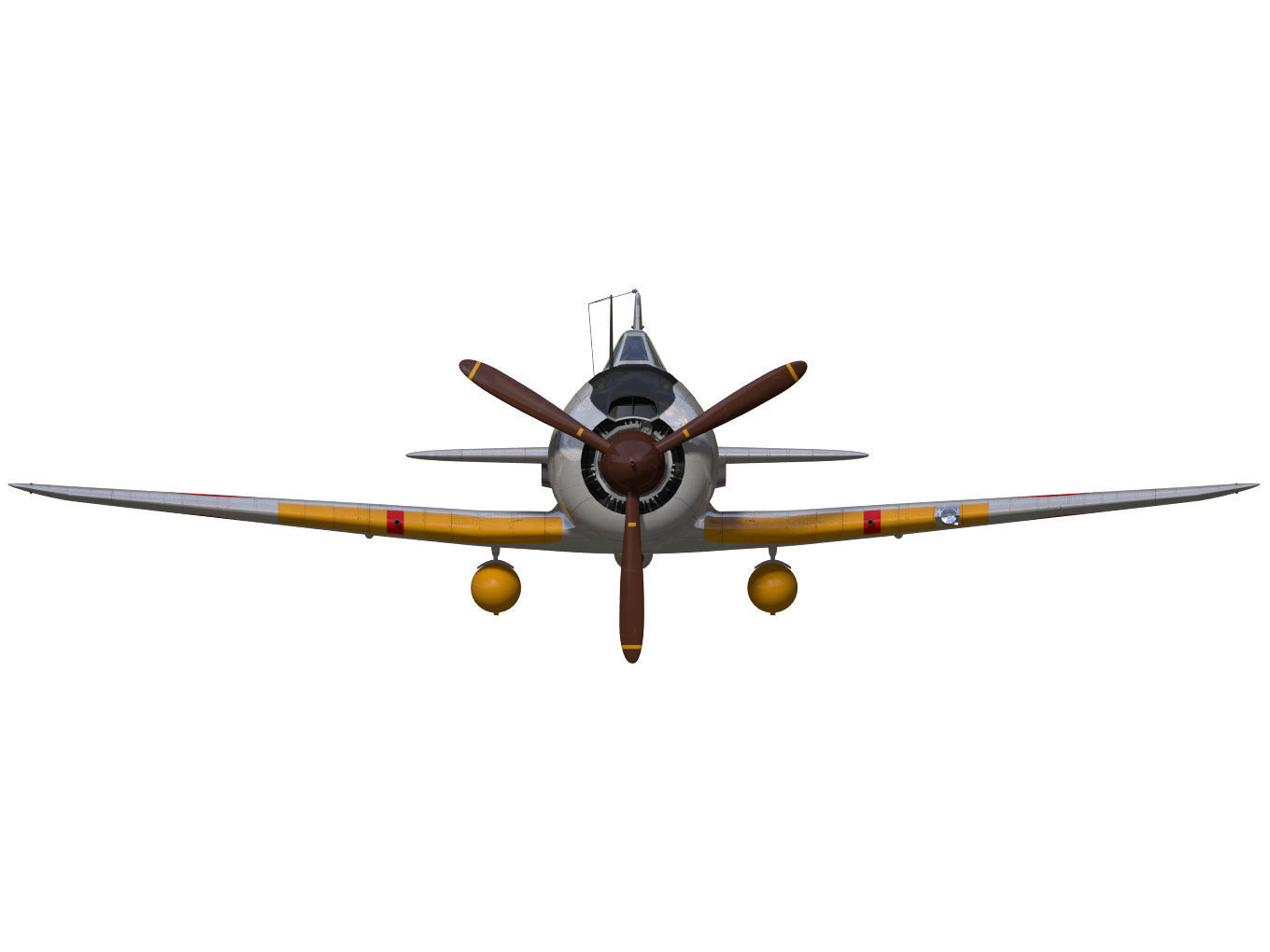 Nakajima Ki44 Tojo type II Hei 3D model | CGTrader