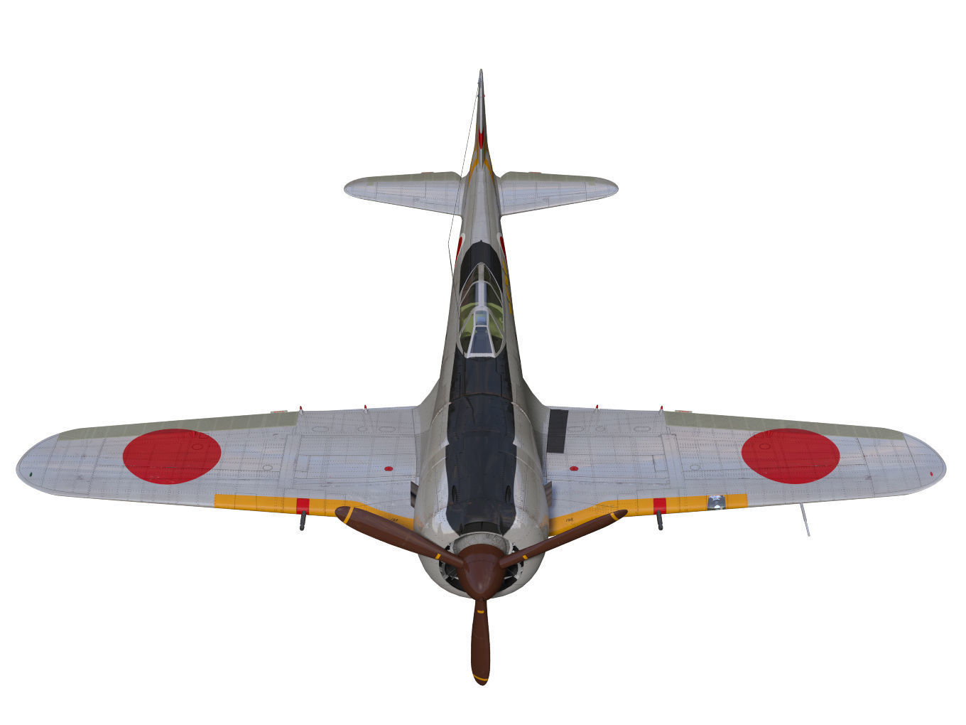 Nakajima Ki44 Tojo type II Hei 3D model | CGTrader
