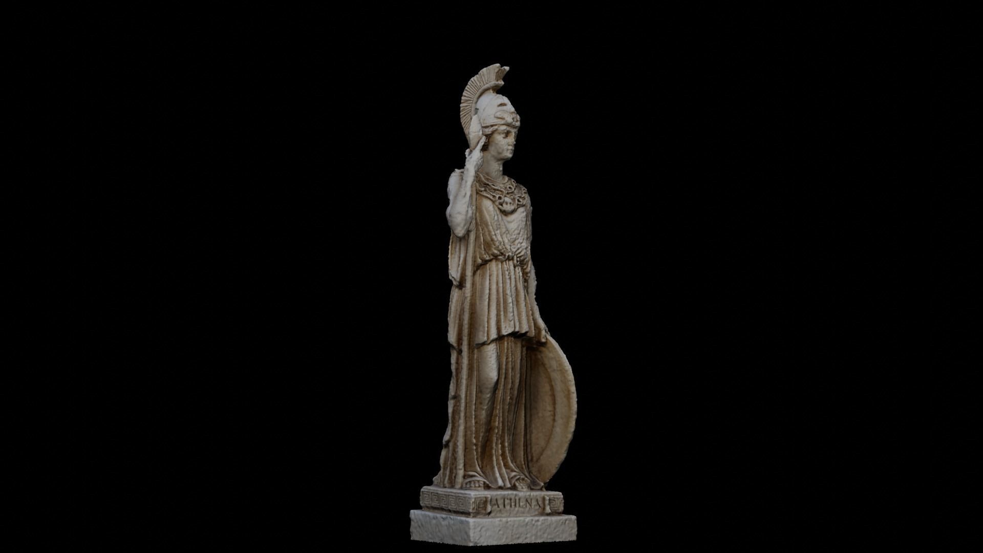 Athena Sculpture free 3D model | CGTrader