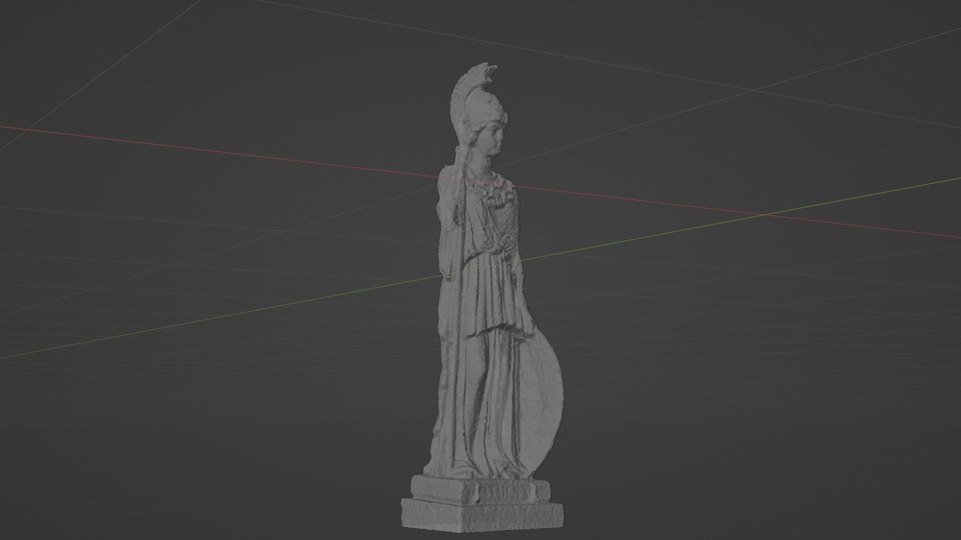 Athena Sculpture free 3D model | CGTrader