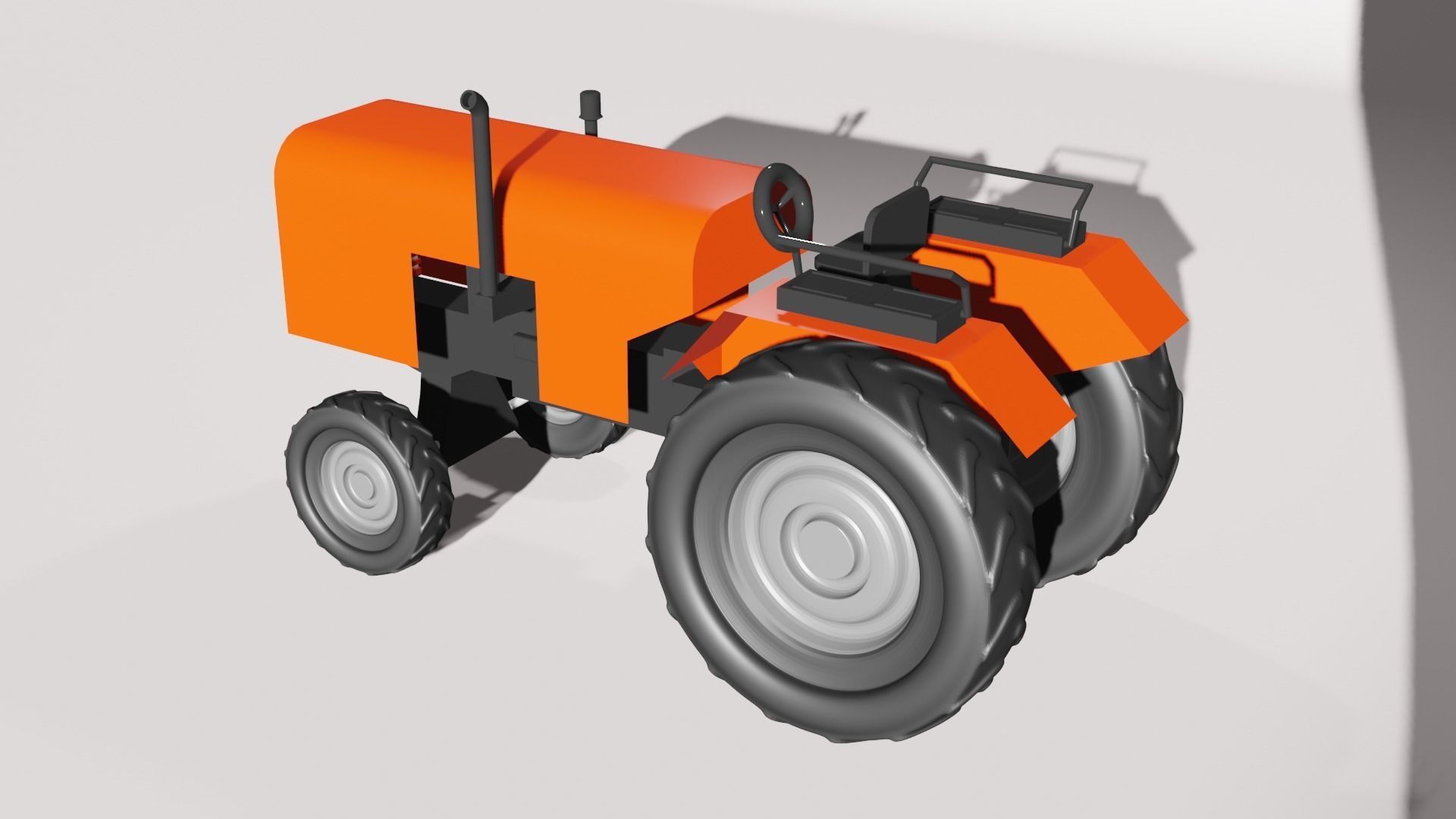 Tractor - Indian Tractor 3D model | CGTrader