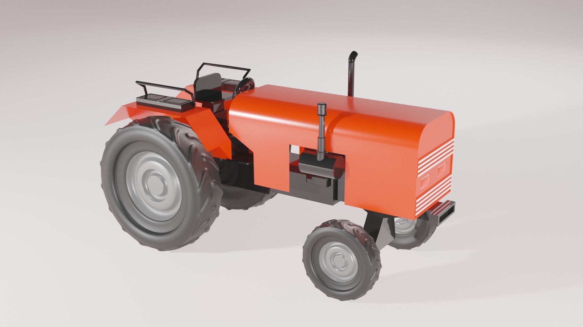 Tractor - Indian Tractor 3D model | CGTrader