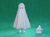 Standing Ghost with legs 3D model 3D printable | CGTrader