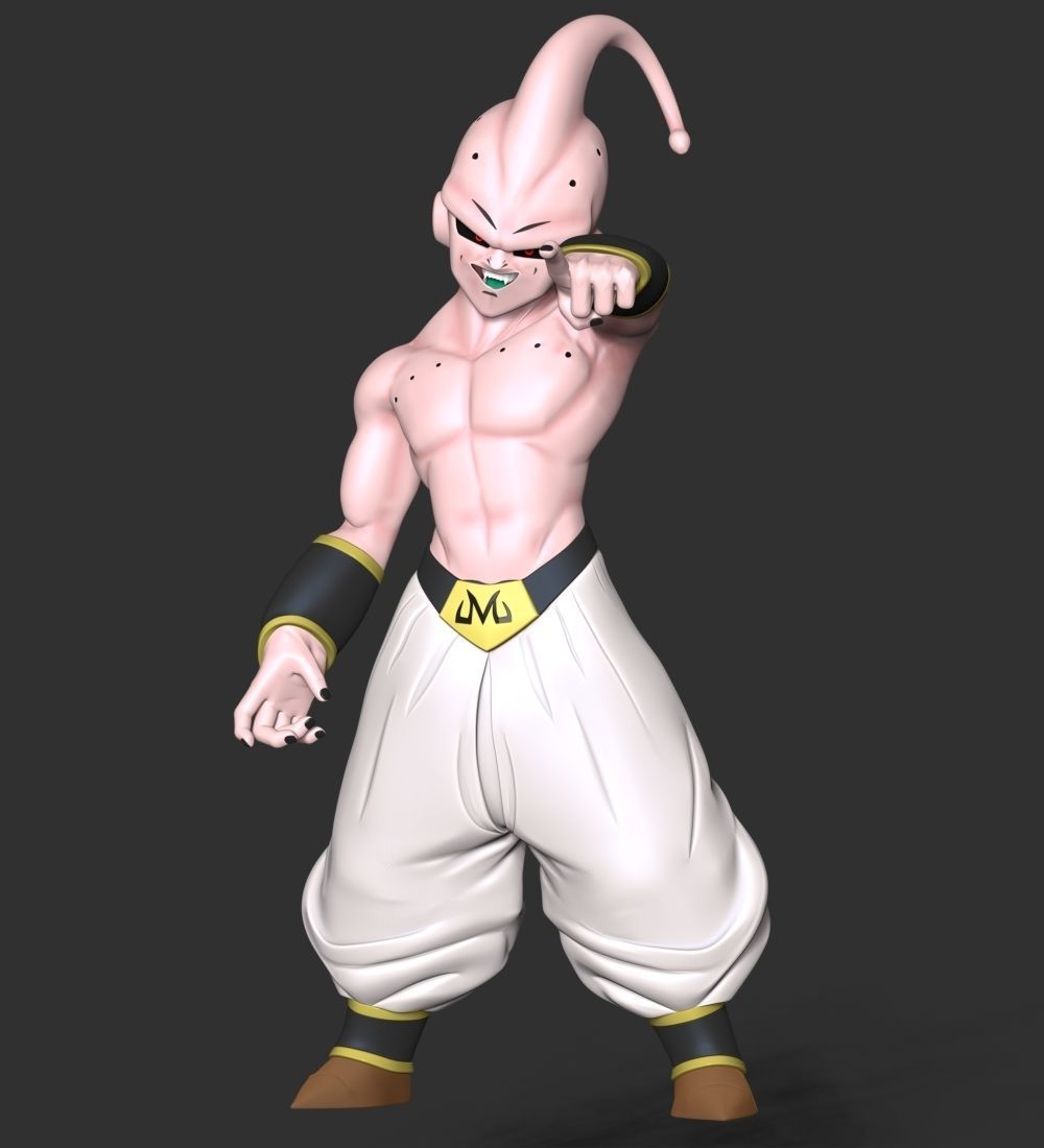 Kid Buu - Dragon Ball Fanart 3D model 3D printable | CGTrader