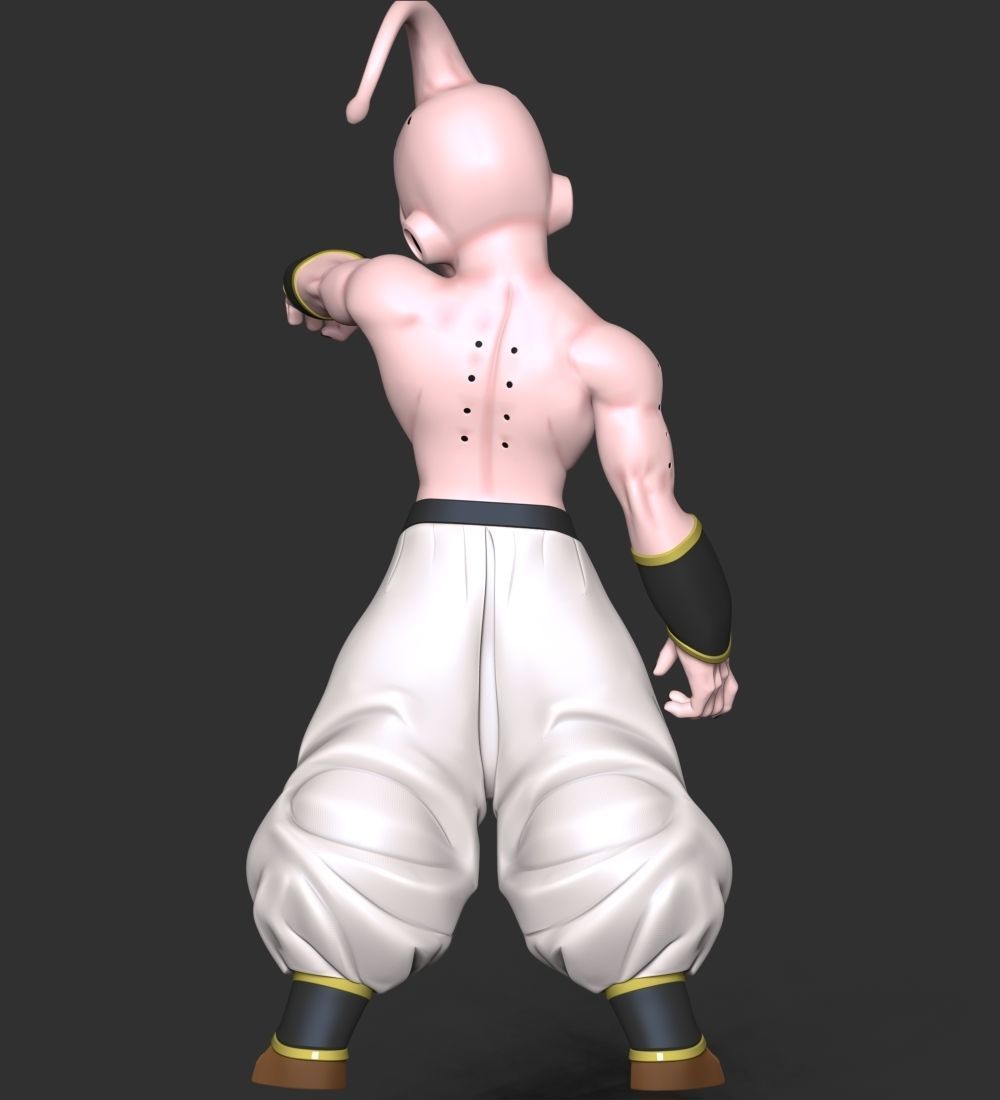 Kid Buu - Dragon Ball Fanart 3D model 3D printable | CGTrader