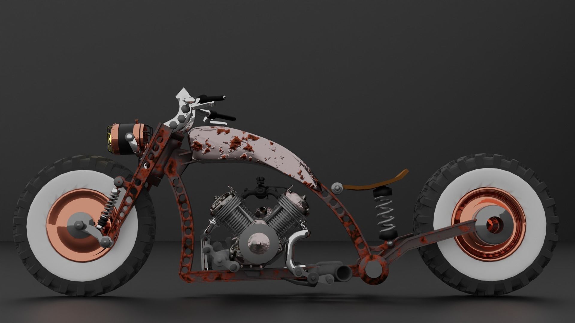 1 to 24 Scale Motorcycle ready to print 3D model 3D printable | CGTrader
