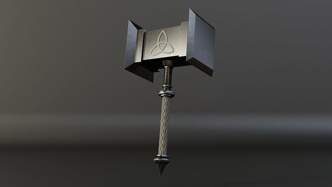 3D model Thor Mjolnir VR / AR / low-poly | CGTrader