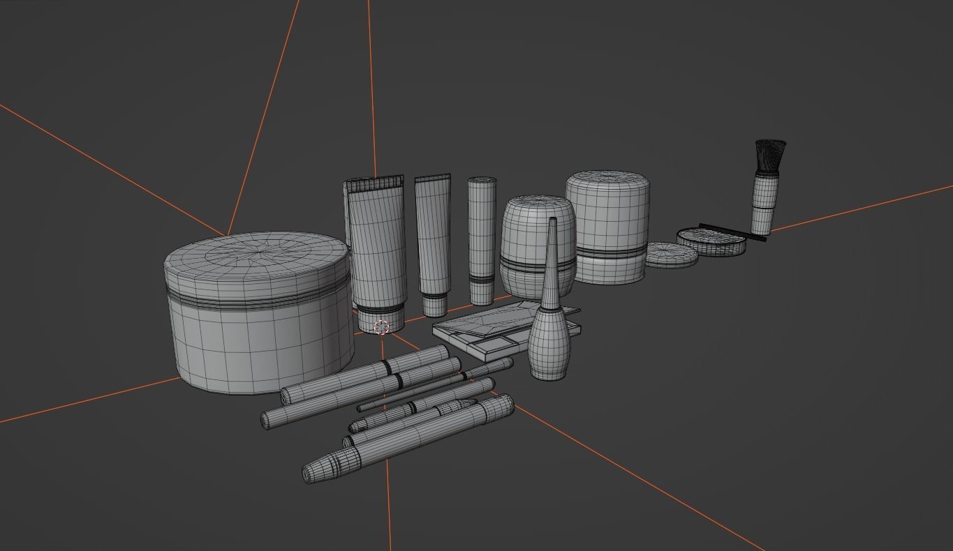 3D model 3D model of cosmetic Makeup product VR / AR / low-poly | CGTrader