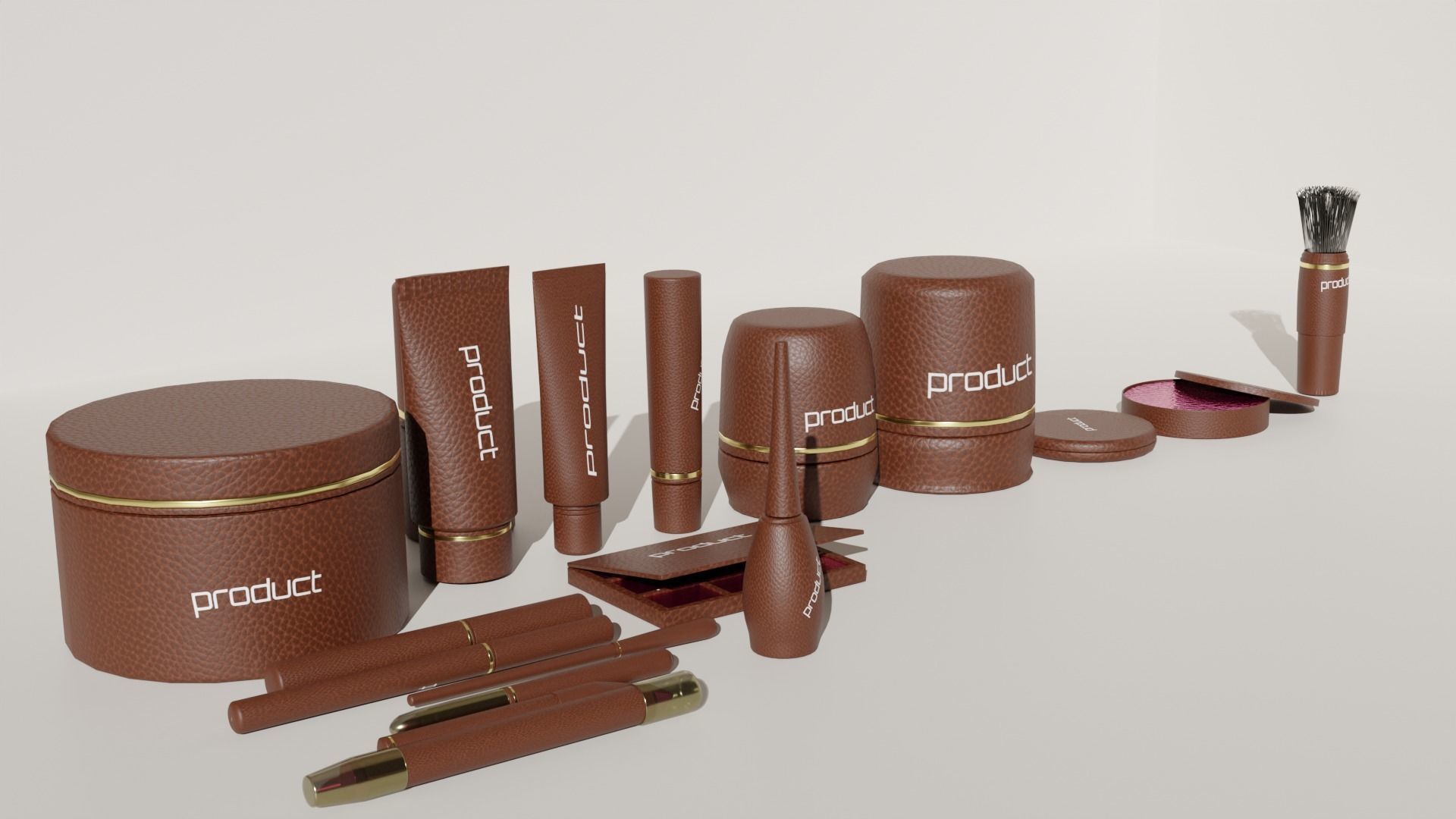 3D model 3D model of cosmetic Makeup product VR / AR / low-poly | CGTrader