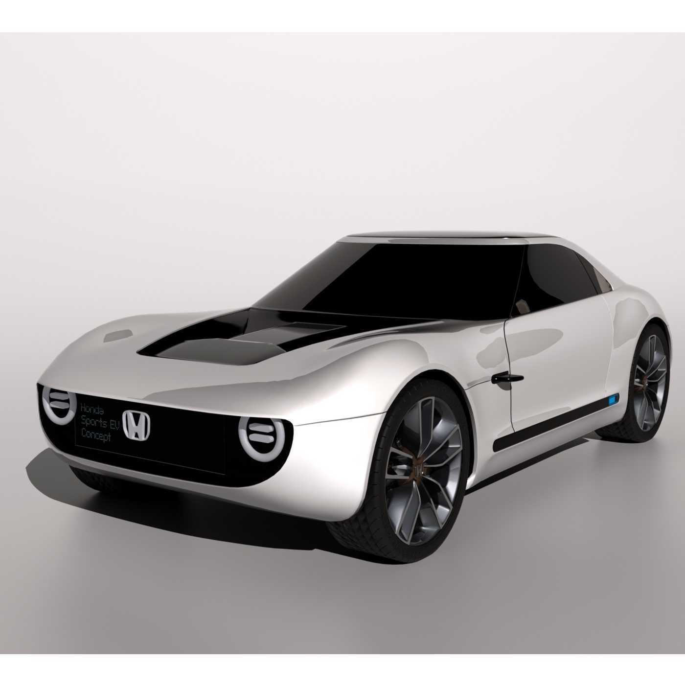 Honda EV Sport Concept 2017 3D model | CGTrader