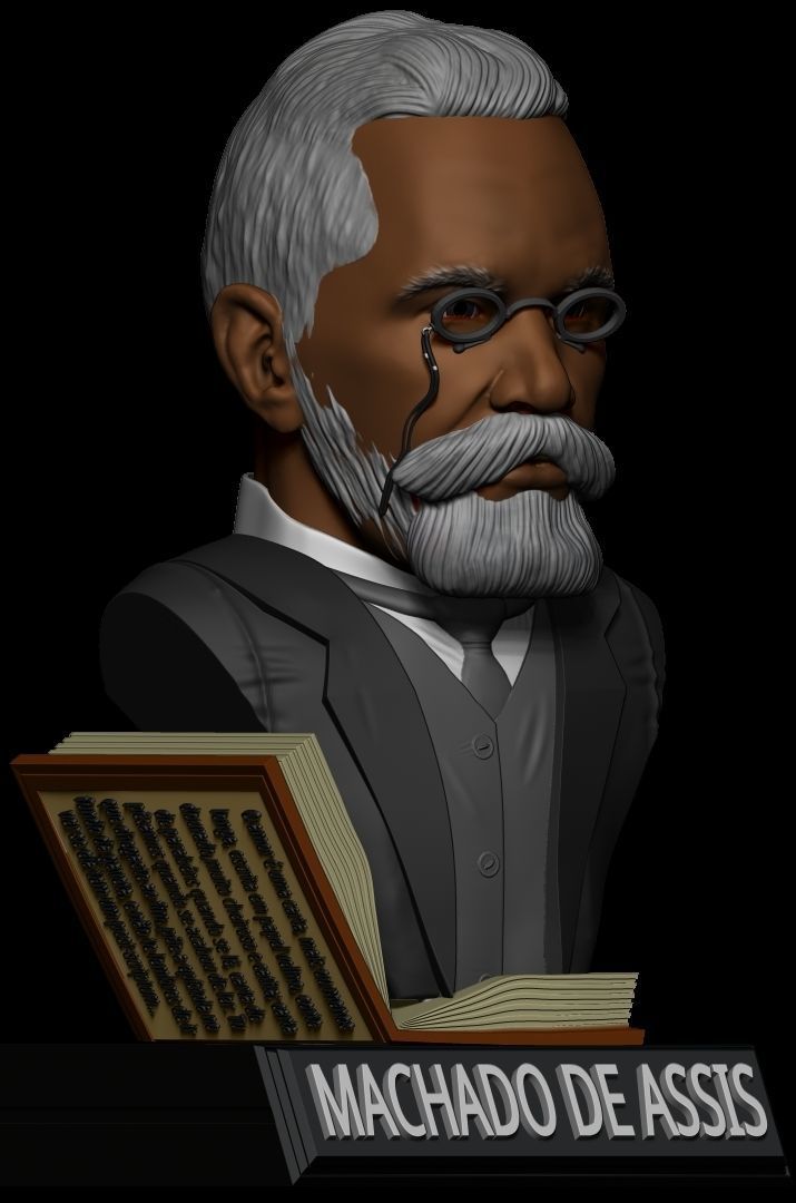 BUST MACHADO DE ASSIS 3D model 3D printable | CGTrader