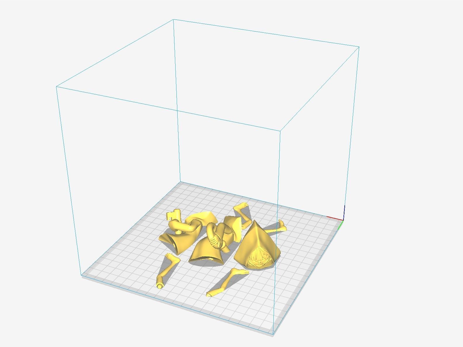 Six Little Nightmares 3D model 3D printable | CGTrader