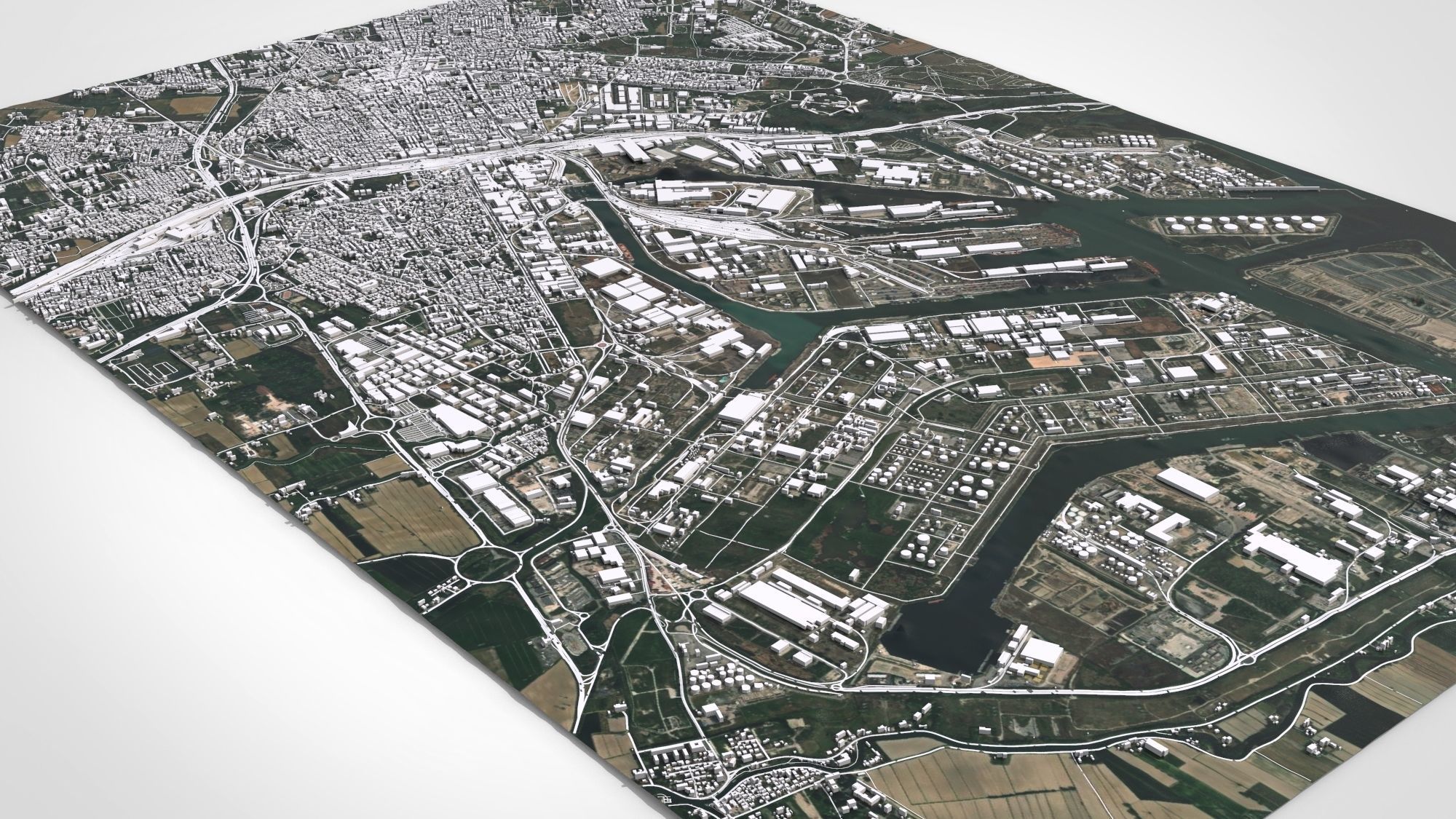 Cityscape Marghera Venice Italy 3D model | CGTrader