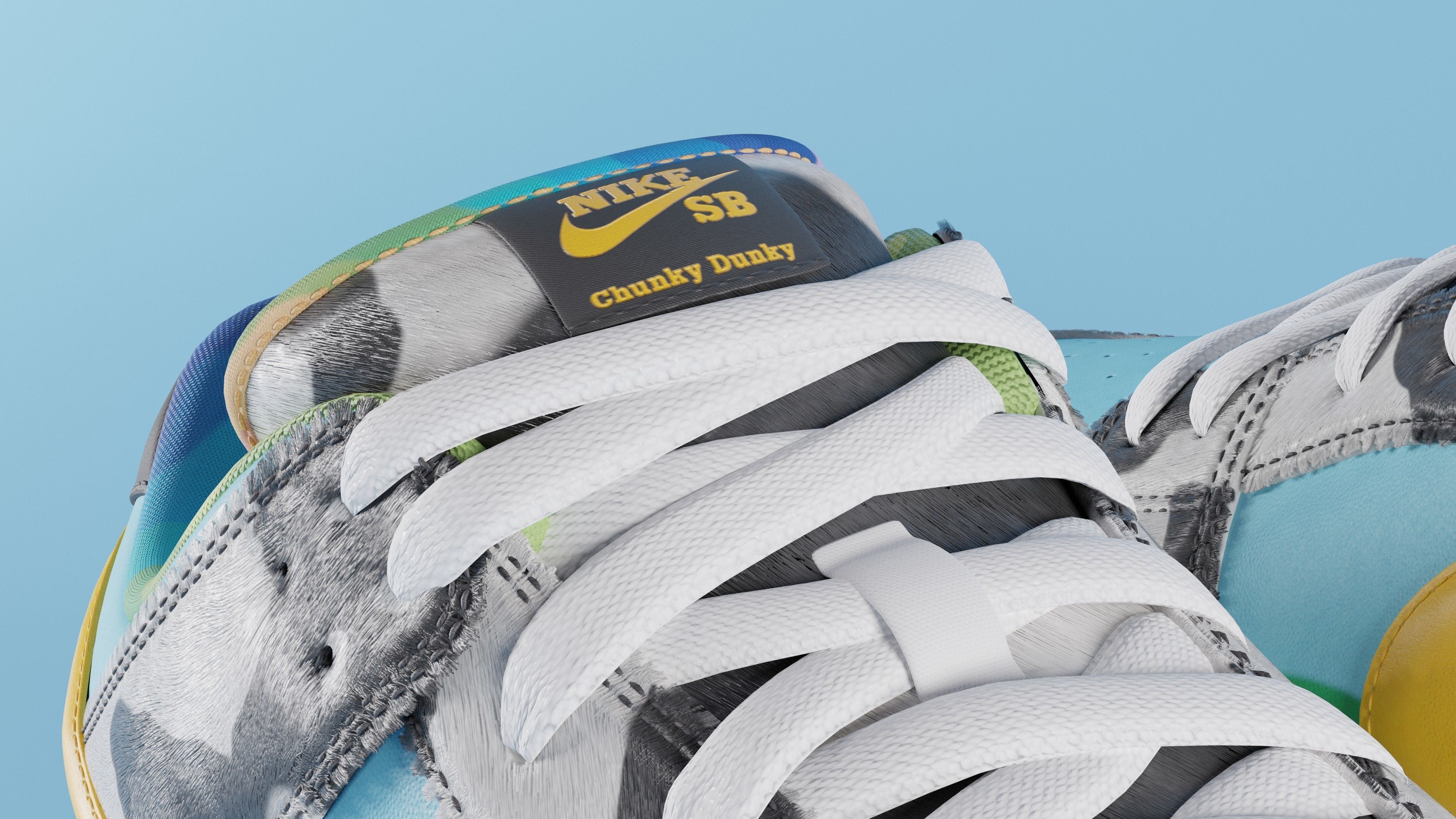 3D model Nike Dunk SB Chunky Dunky VR / AR / low-poly | CGTrader