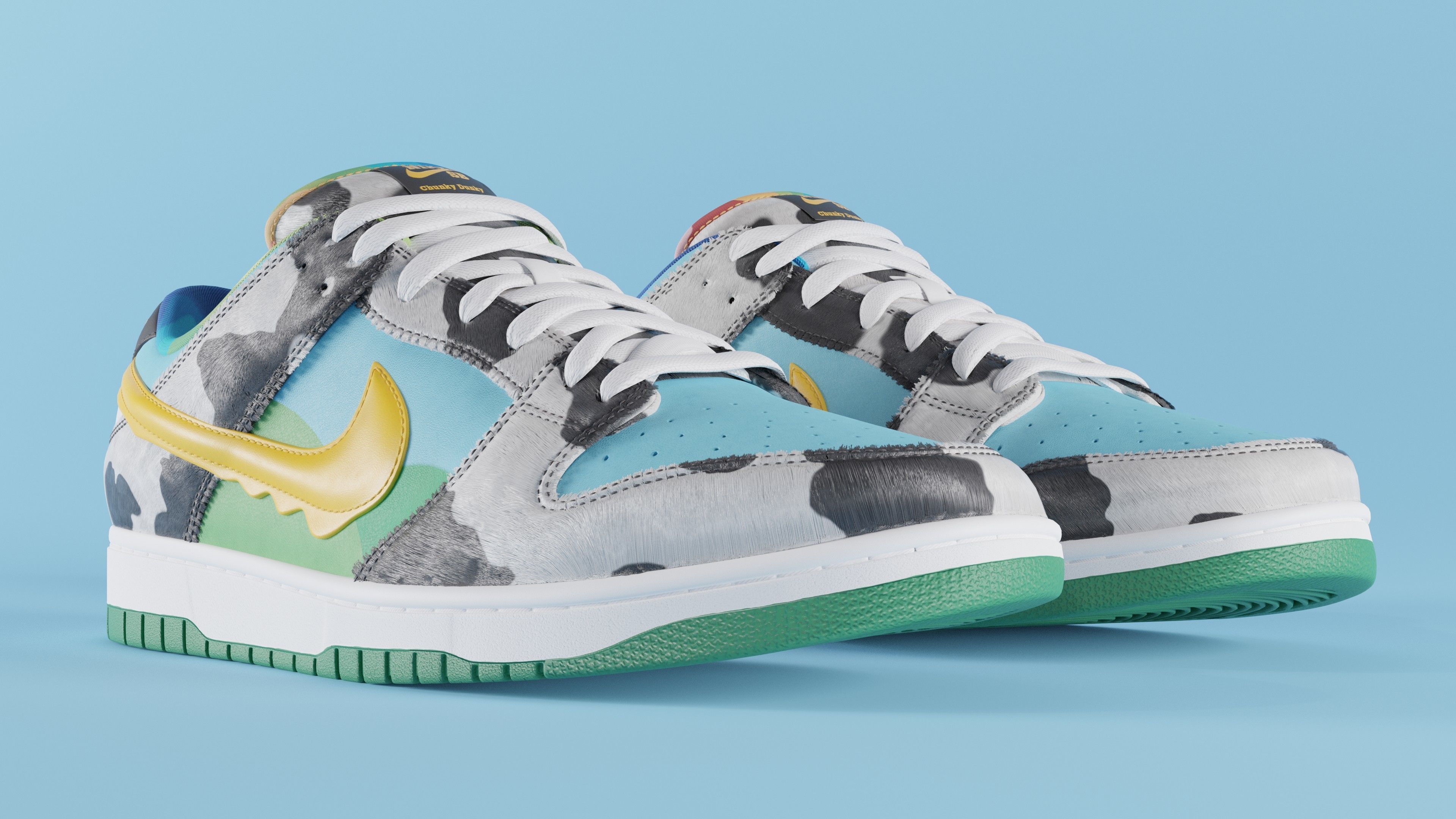 3D model Nike Dunk SB Chunky Dunky VR / AR / low-poly | CGTrader