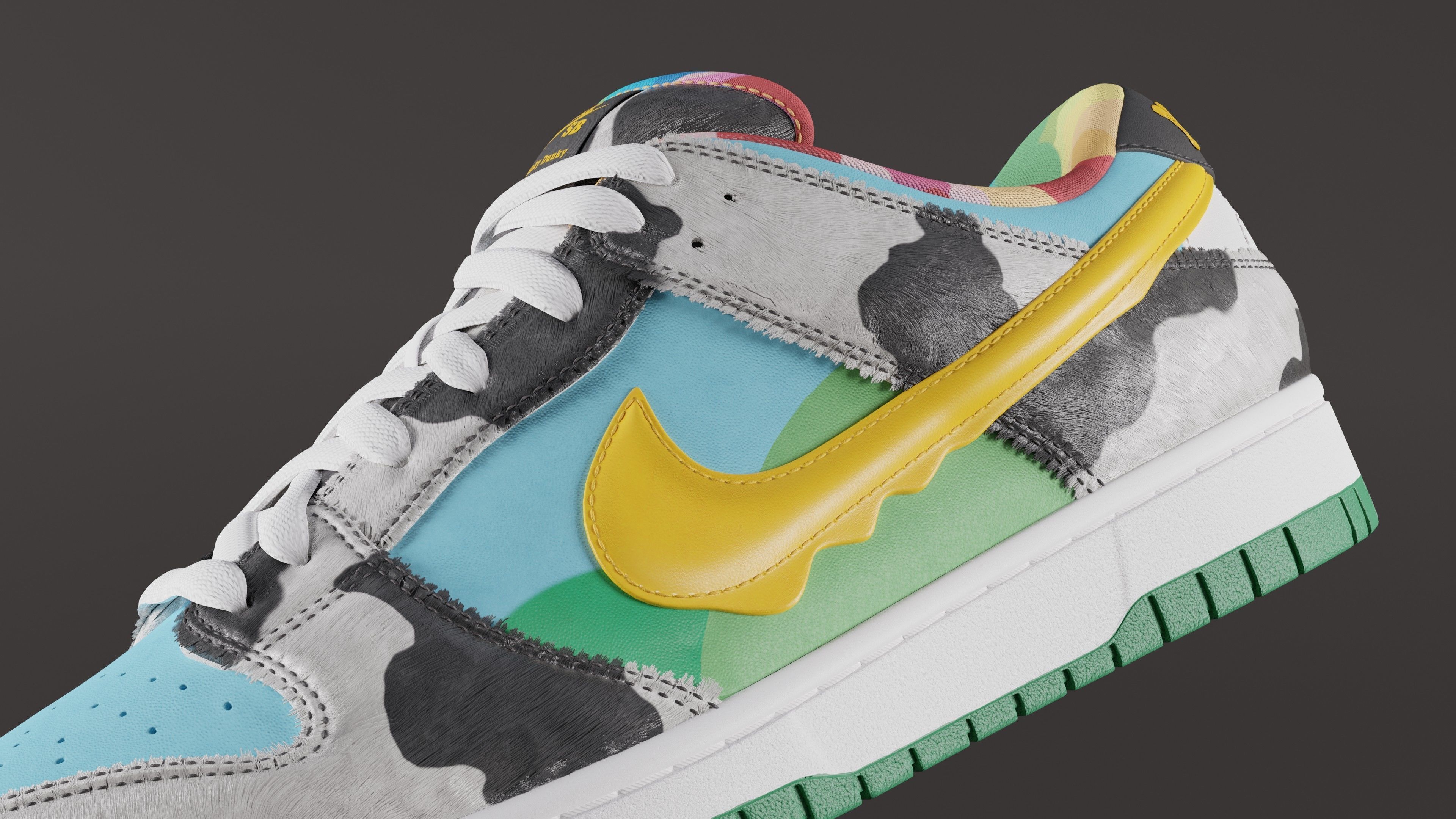 3D model Nike Dunk SB Chunky Dunky VR / AR / low-poly | CGTrader
