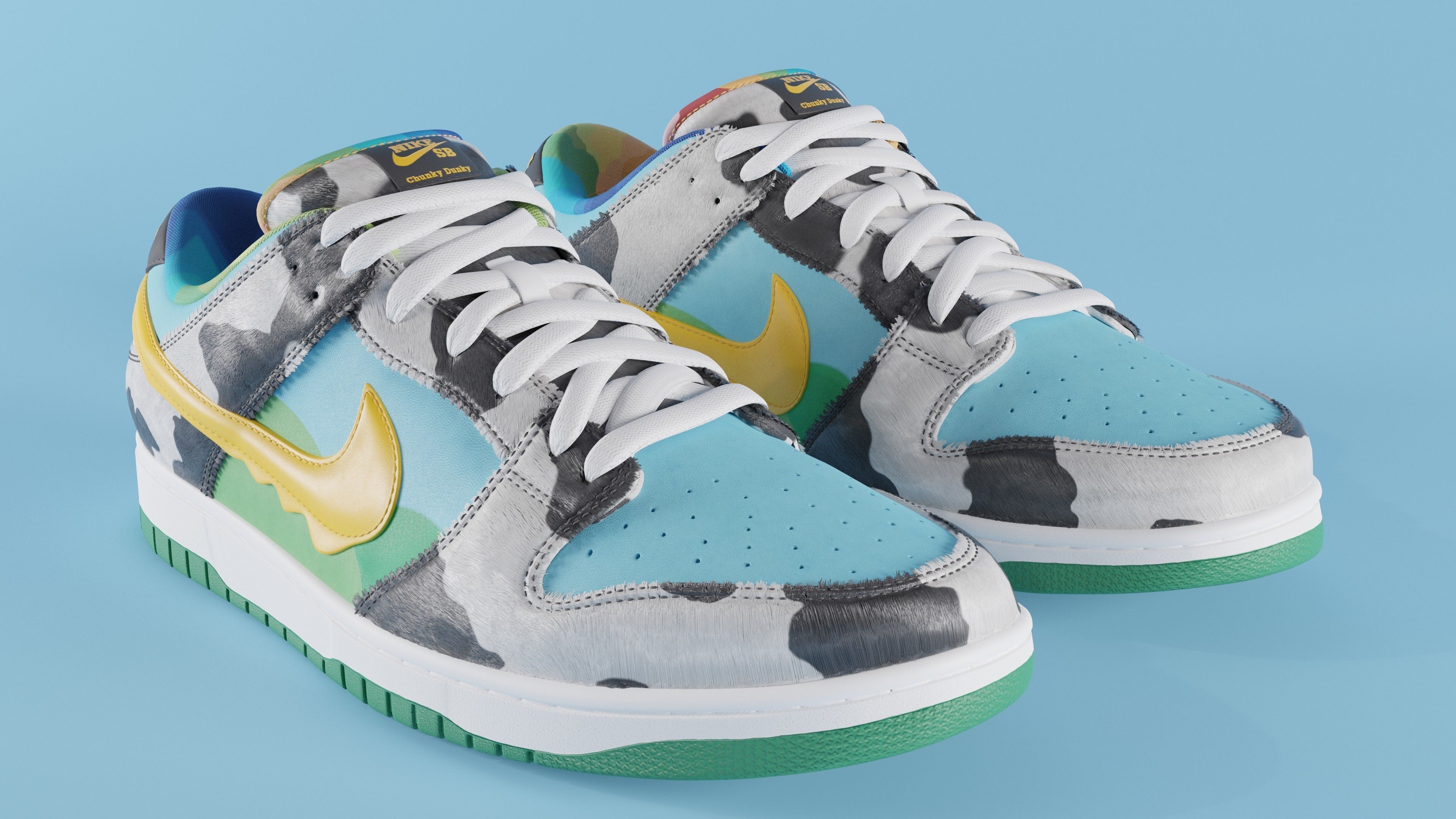 3D model Nike Dunk SB Chunky Dunky VR / AR / low-poly | CGTrader