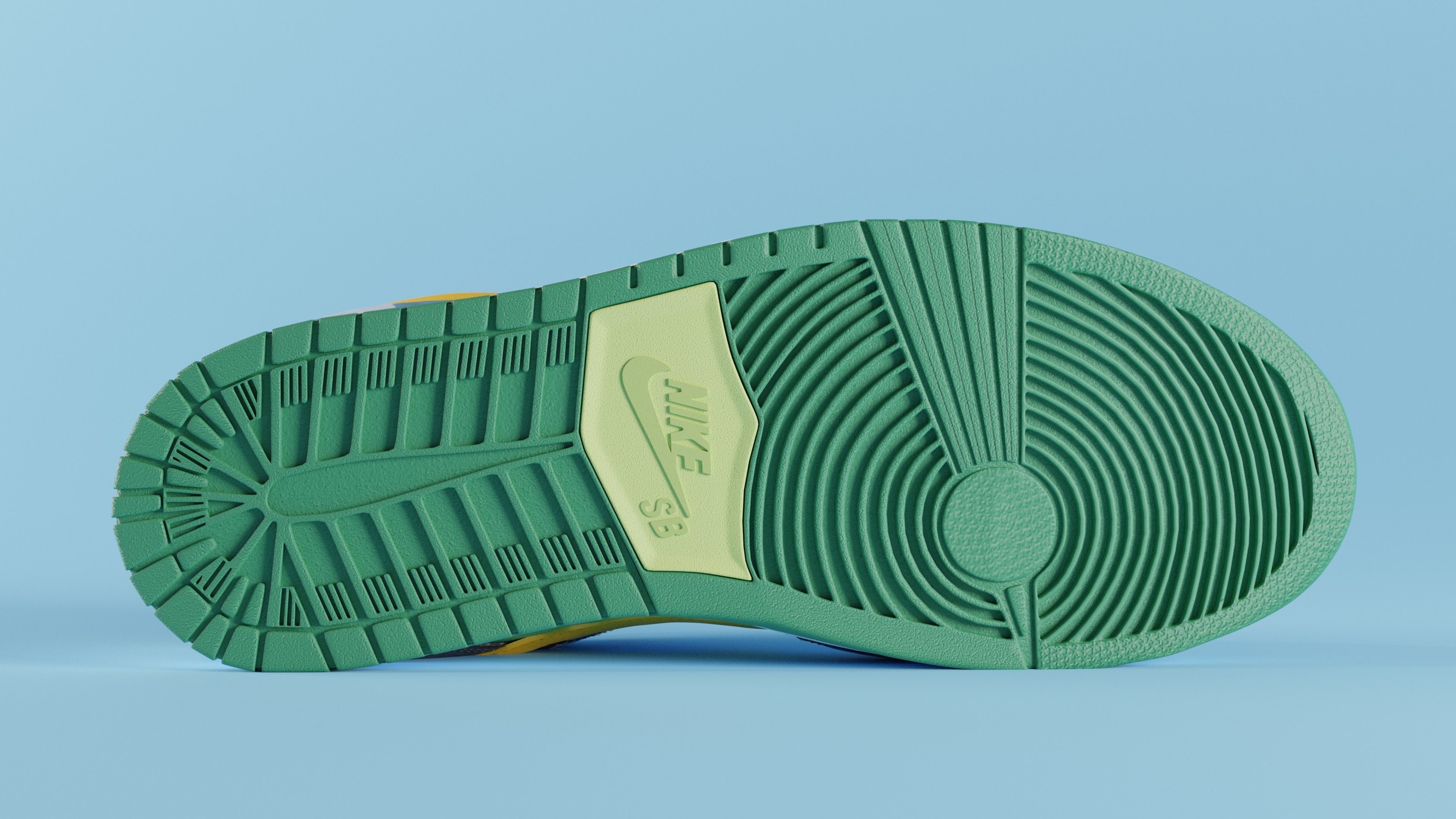 3D model Nike Dunk SB Chunky Dunky VR / AR / low-poly | CGTrader