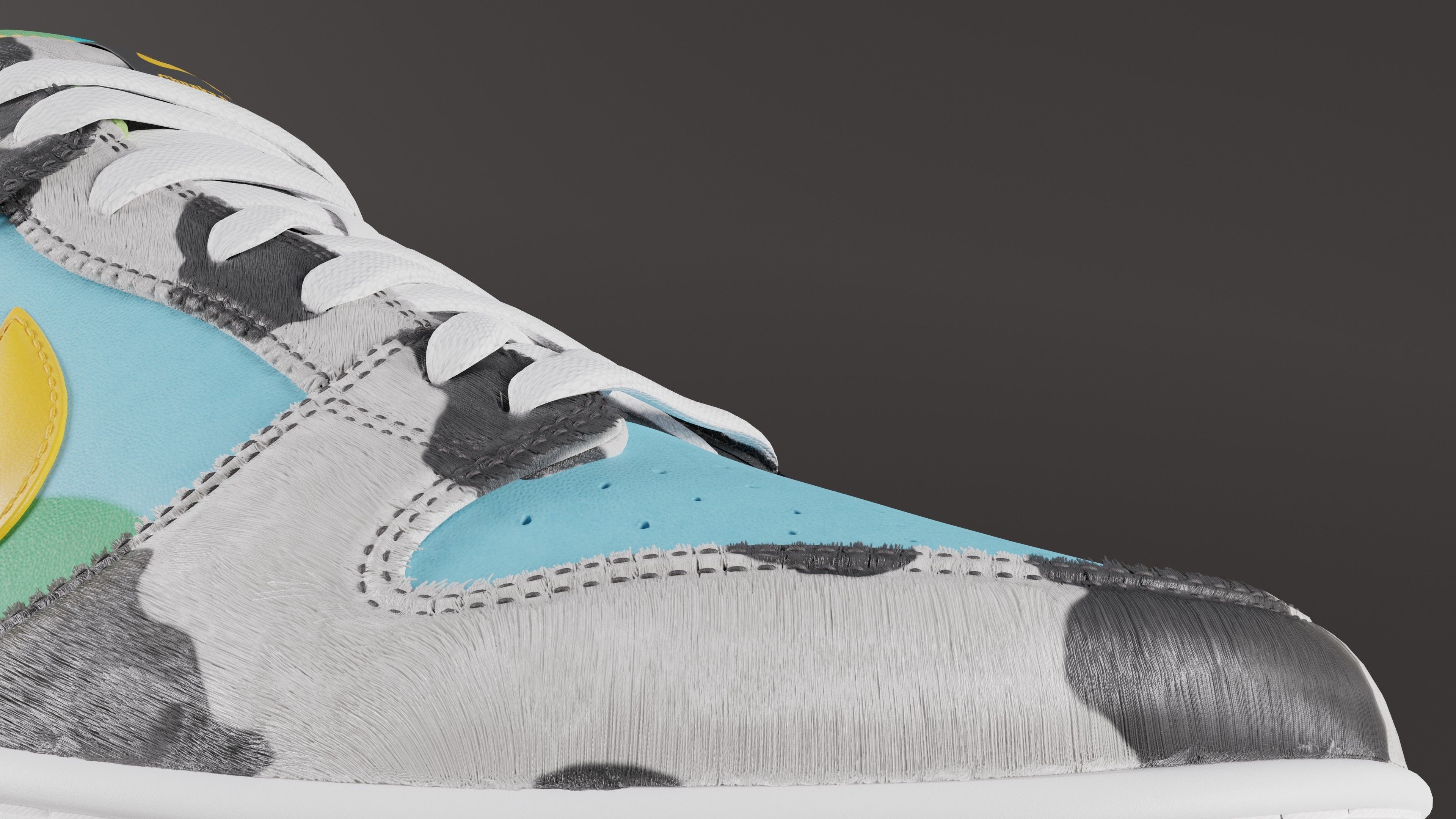 3D model Nike Dunk SB Chunky Dunky VR / AR / low-poly | CGTrader