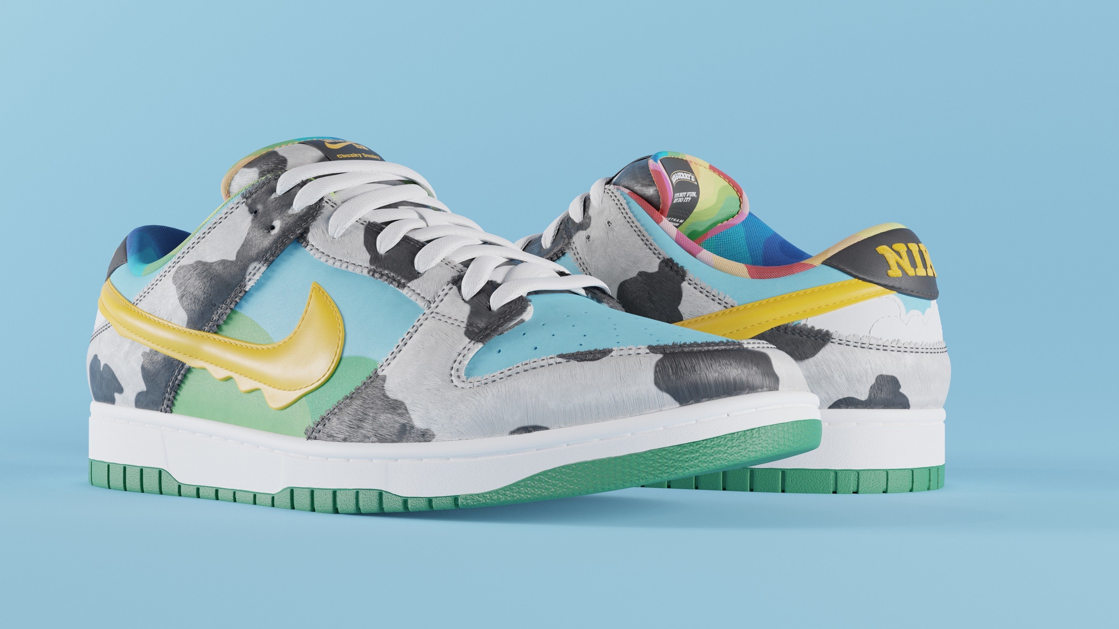 3D model Nike Dunk SB Chunky Dunky VR / AR / low-poly | CGTrader