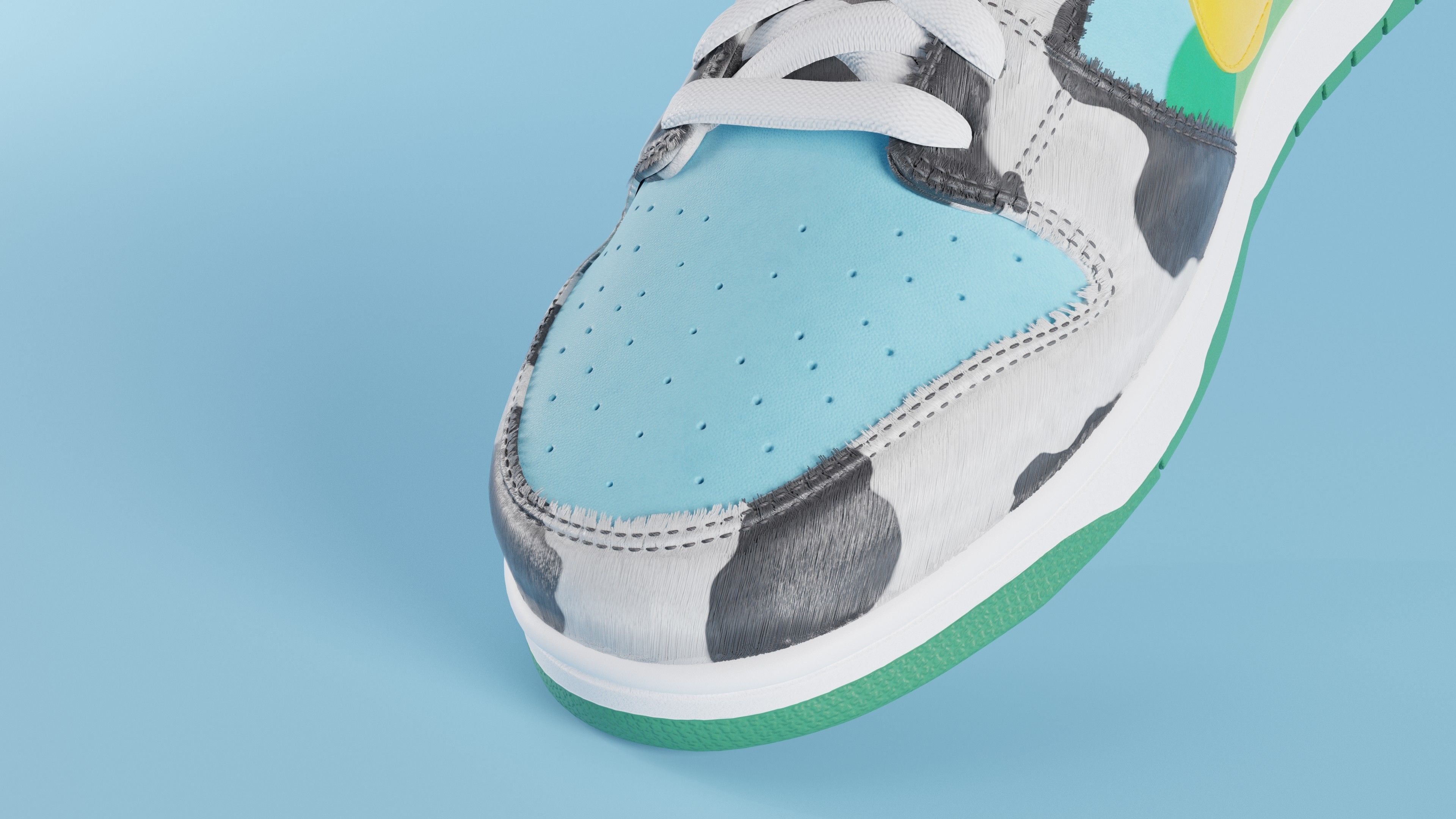 3D model Nike Dunk SB Chunky Dunky VR / AR / low-poly | CGTrader