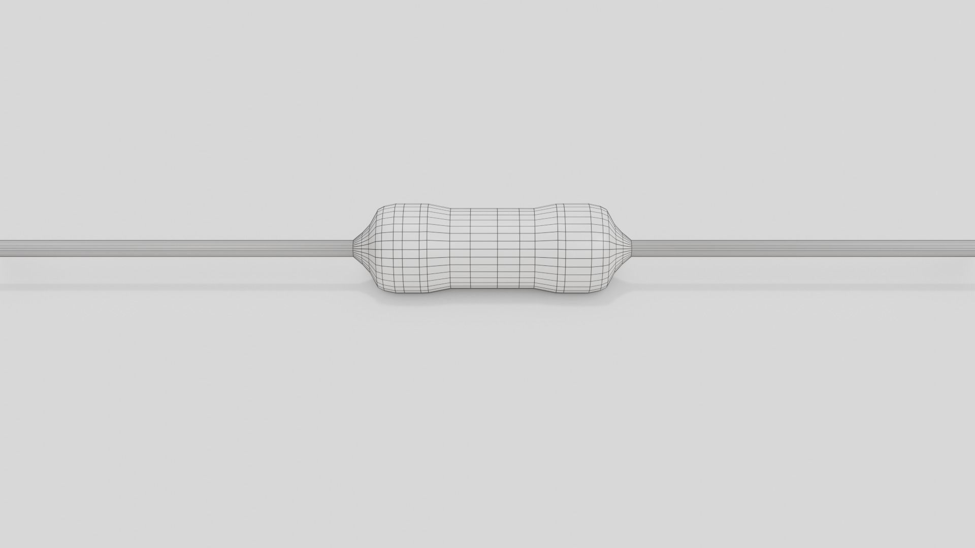 Resistors with Editable Color Bands 3D model | CGTrader