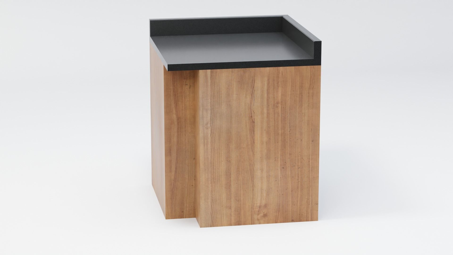 Modern Kitchen Counter Corner 3D model | CGTrader