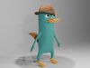 3D model Perry The Platypus VR / AR / low-poly | CGTrader