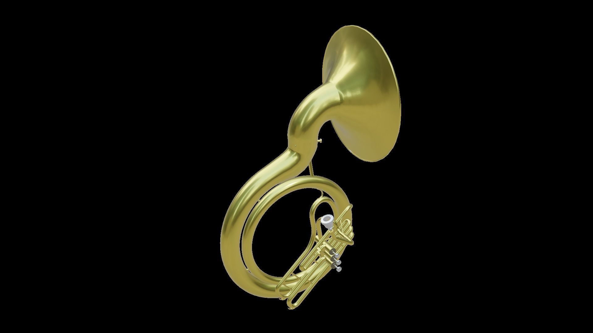 3D model Sousaphone french horn VR / AR / low-poly | CGTrader