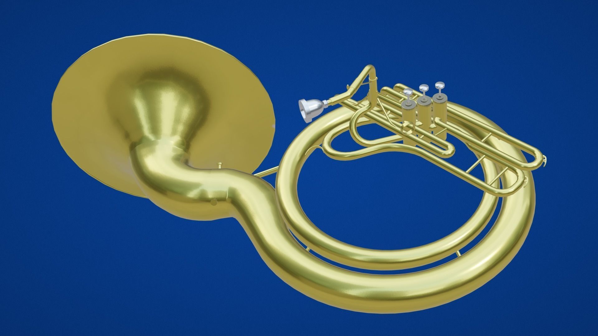 3D model Sousaphone french horn VR / AR / low-poly | CGTrader