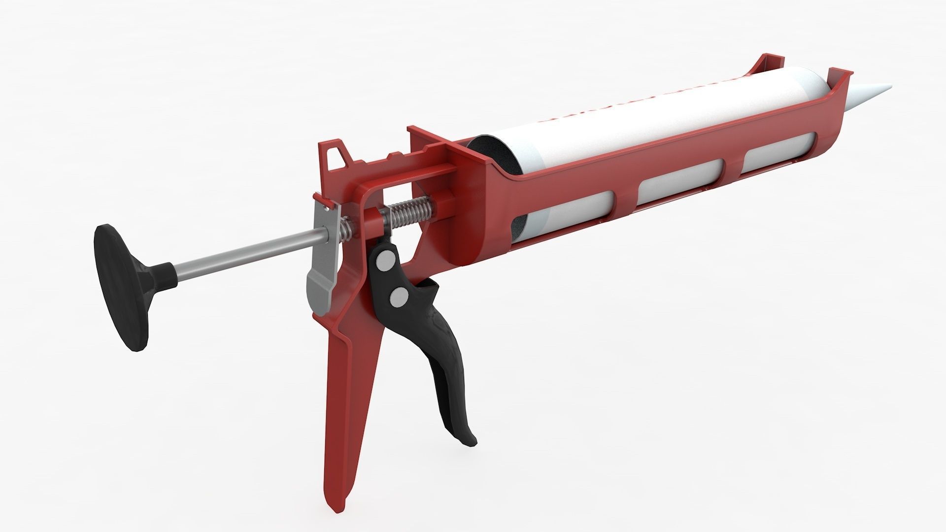 Silicone Gun Pistol 3D model rigged | CGTrader