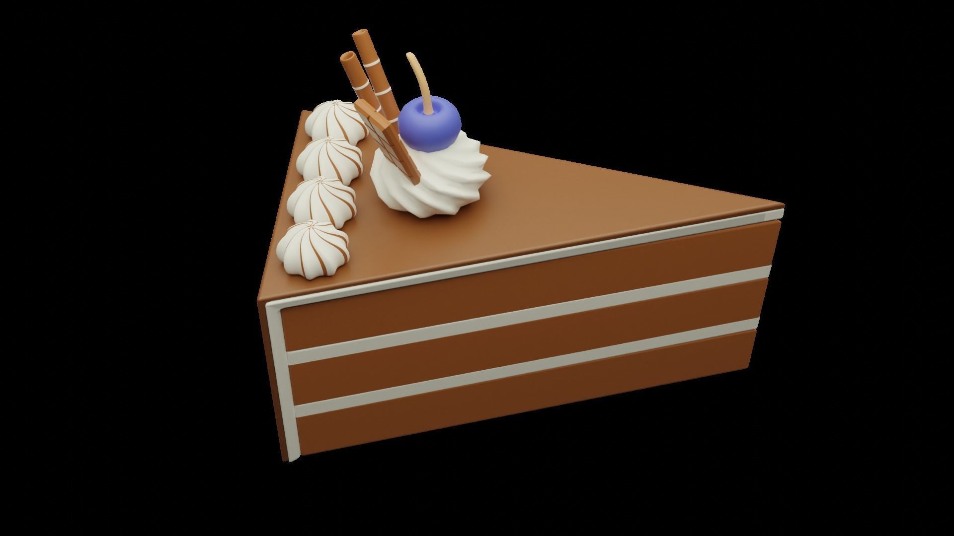 Slice Cake 3D model | CGTrader