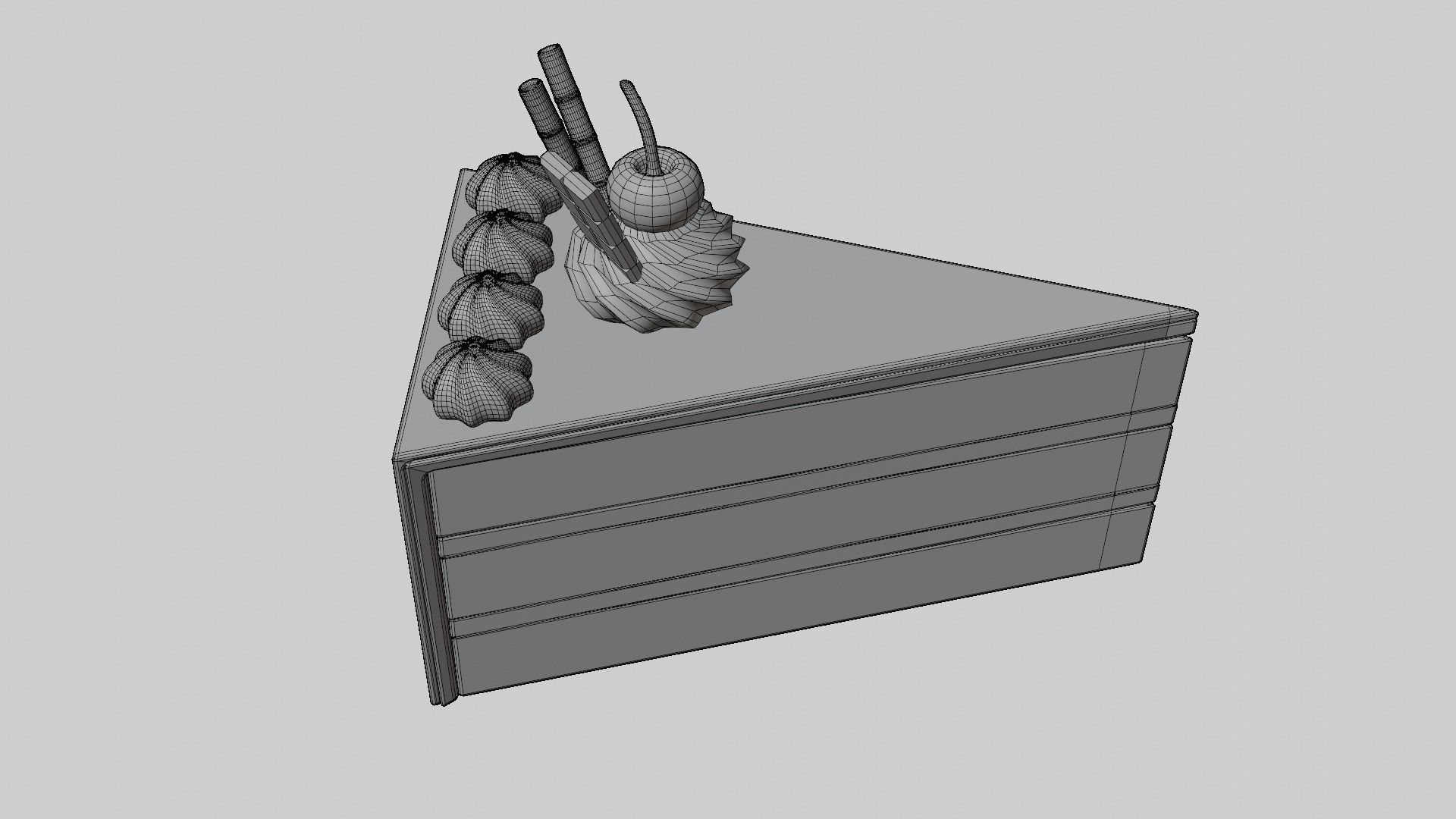 Slice Cake 3D model | CGTrader