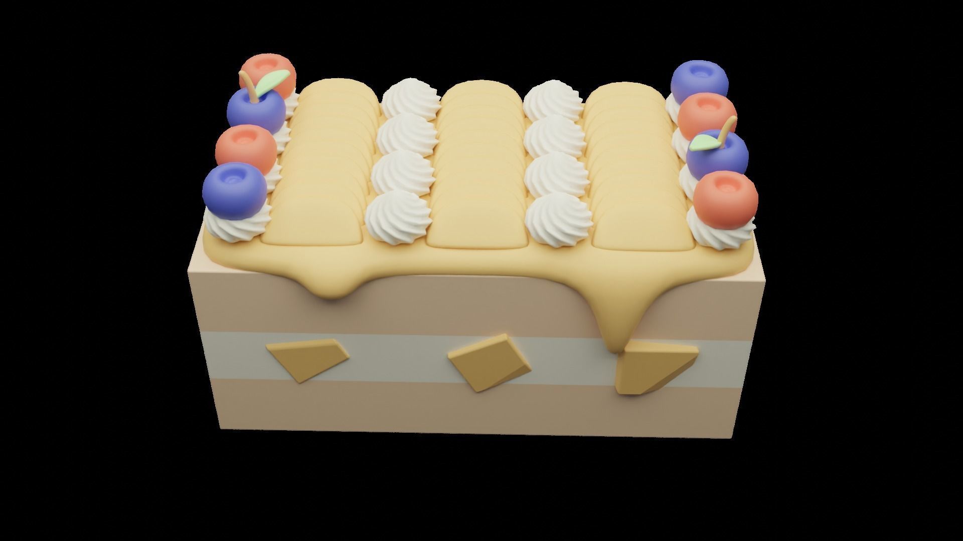 Slice Cake 3D model | CGTrader