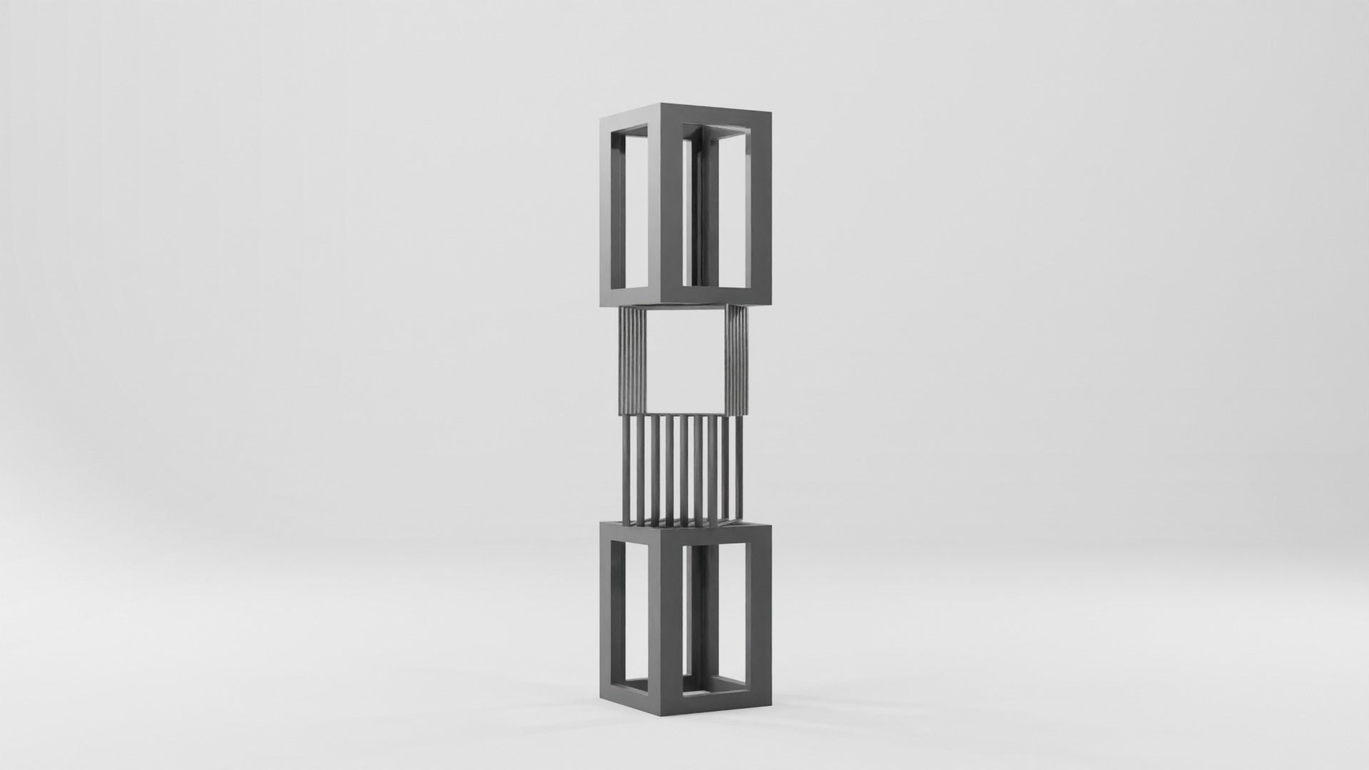 3D model Abstract Geometric Tower 3D model VR / AR / low-poly | CGTrader