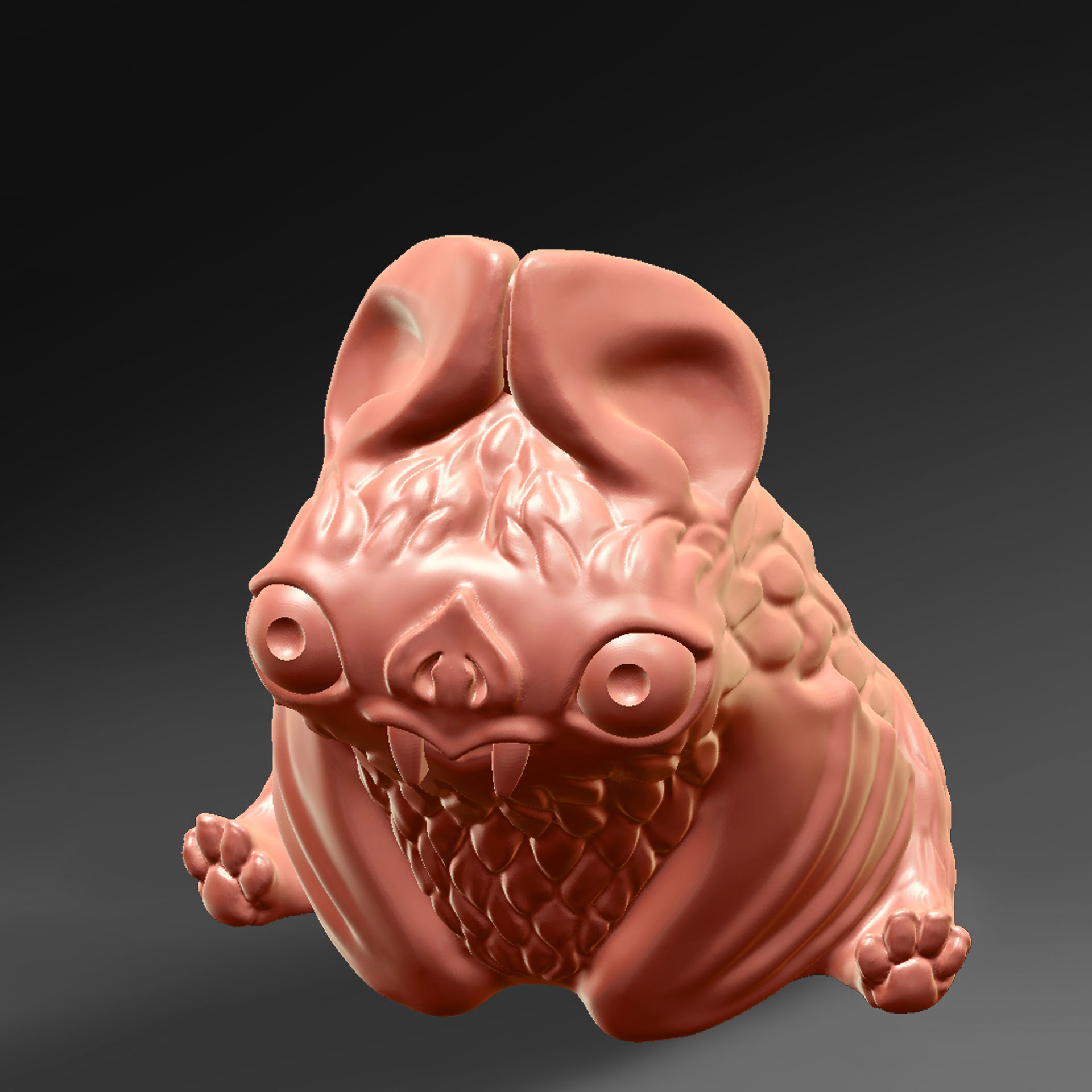 Funny vampire figurines 3D model 3D printable | CGTrader
