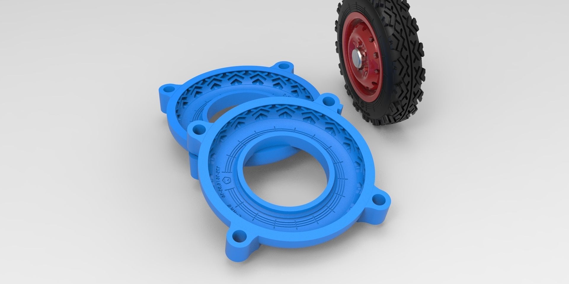 Mold rc Tire Niva off road vehicle How to make RC cars tire 3D model 3D ...