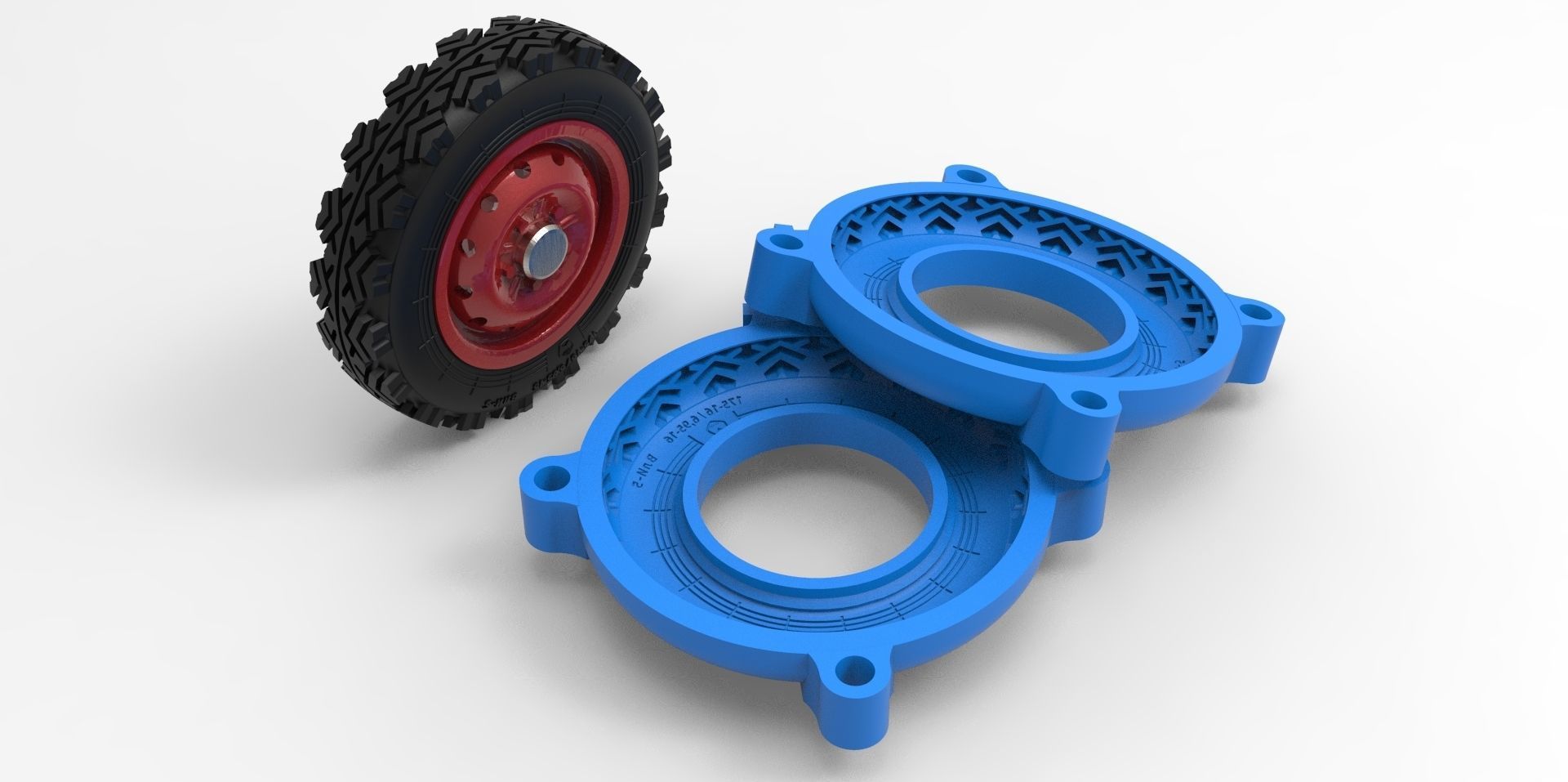 Mold rc Tire Niva off road vehicle How to make RC cars tire 3D model 3D ...