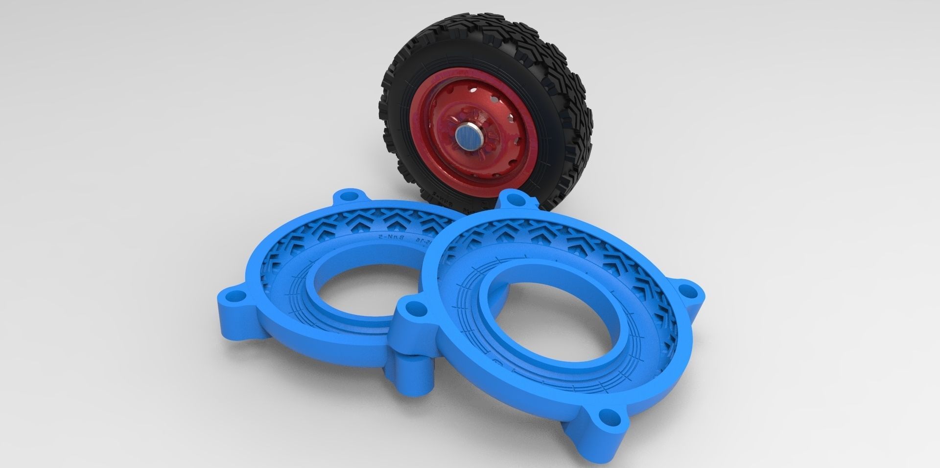 Mold rc Tire Niva off road vehicle How to make RC cars tire 3D model 3D ...