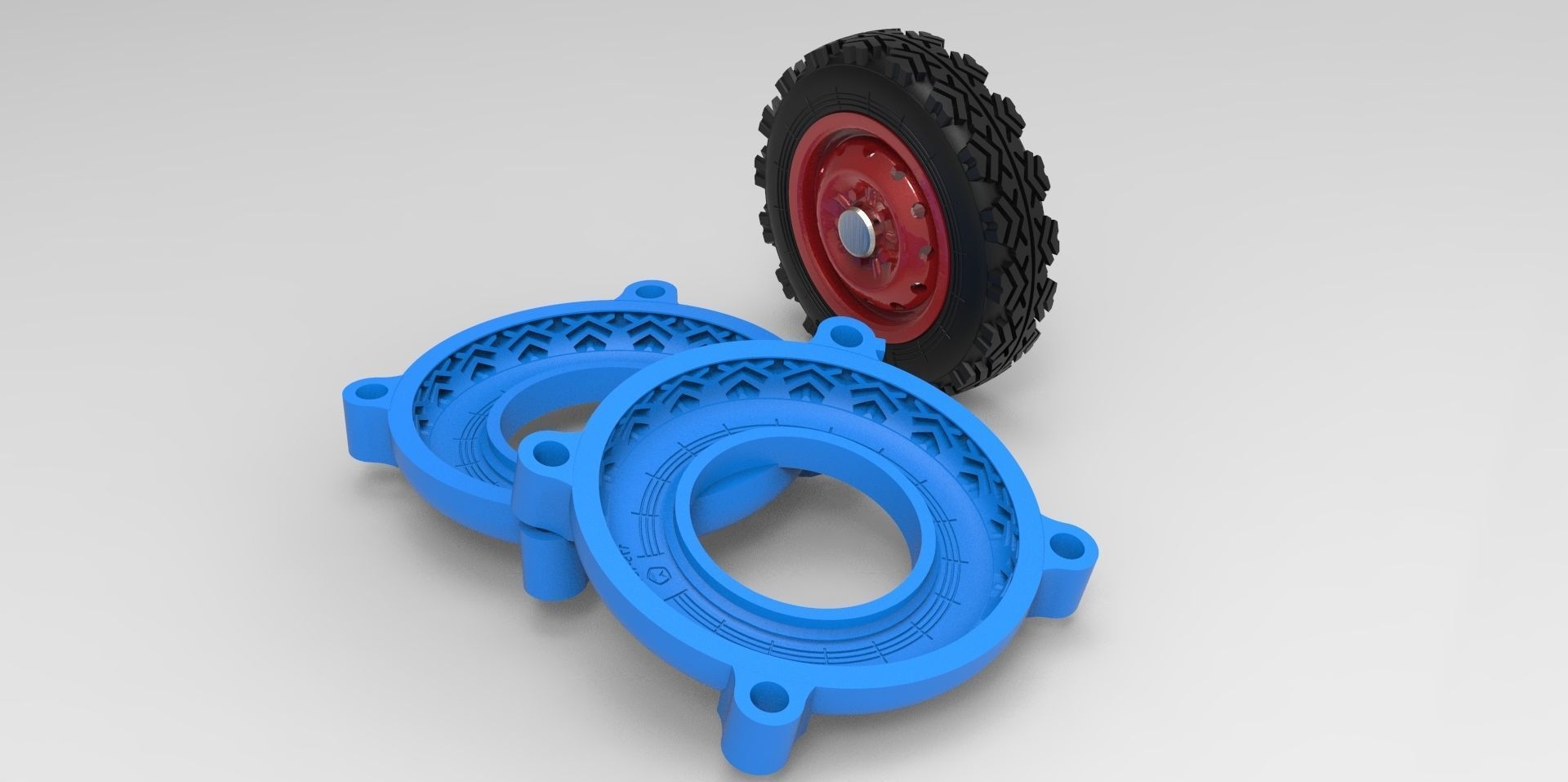 Mold rc Tire Niva off road vehicle How to make RC cars tire 3D model 3D ...