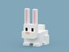 3D model Voxel White Rabbit VR / AR / low-poly | CGTrader