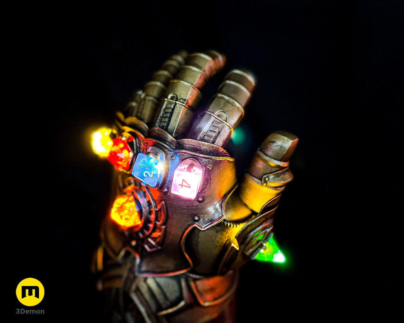 The Infinity Gauntlet - Wearable DnD Dice Holder 3D model 3D printable ...
